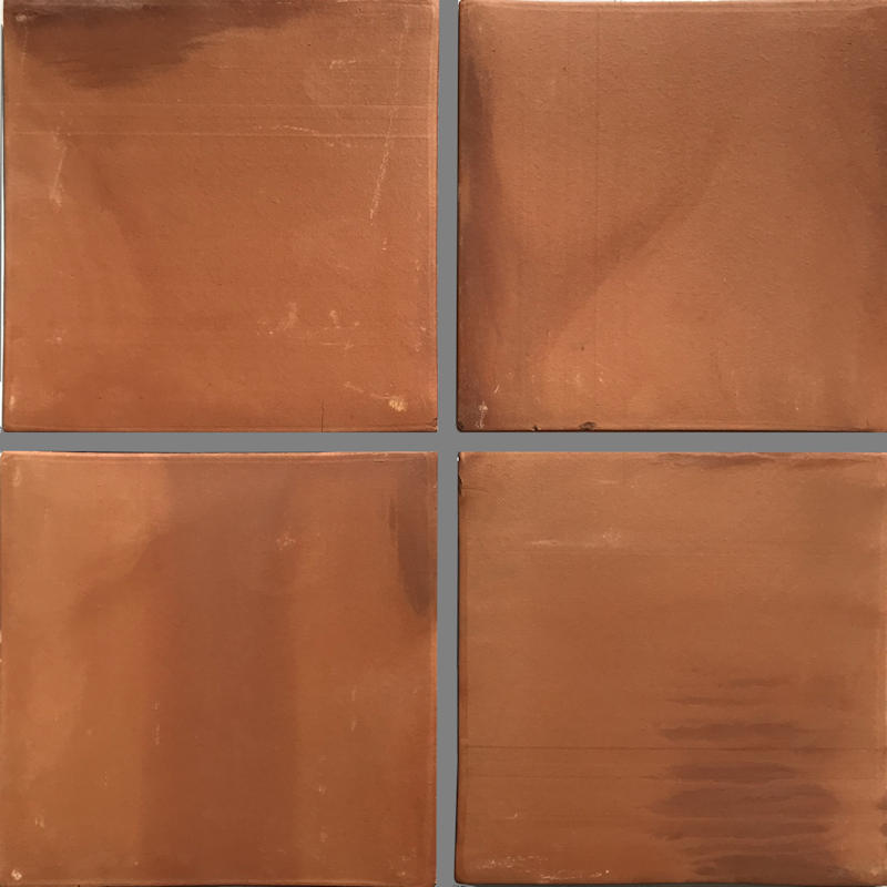 Square 16x16 Santa Barbara Cotto Mexican Clay Floor Tile