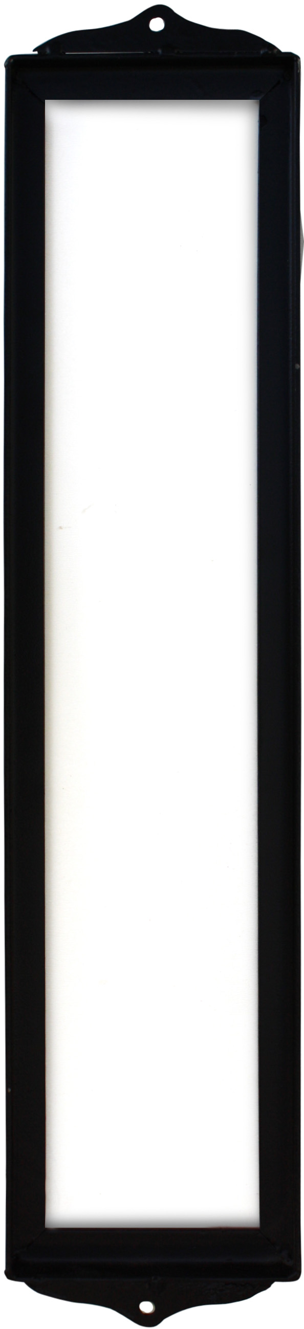 Wrought Iron Vertical House Number Frame Desert 3-Tiles