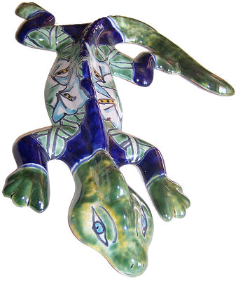 Lily Garden Ceramic Lizard