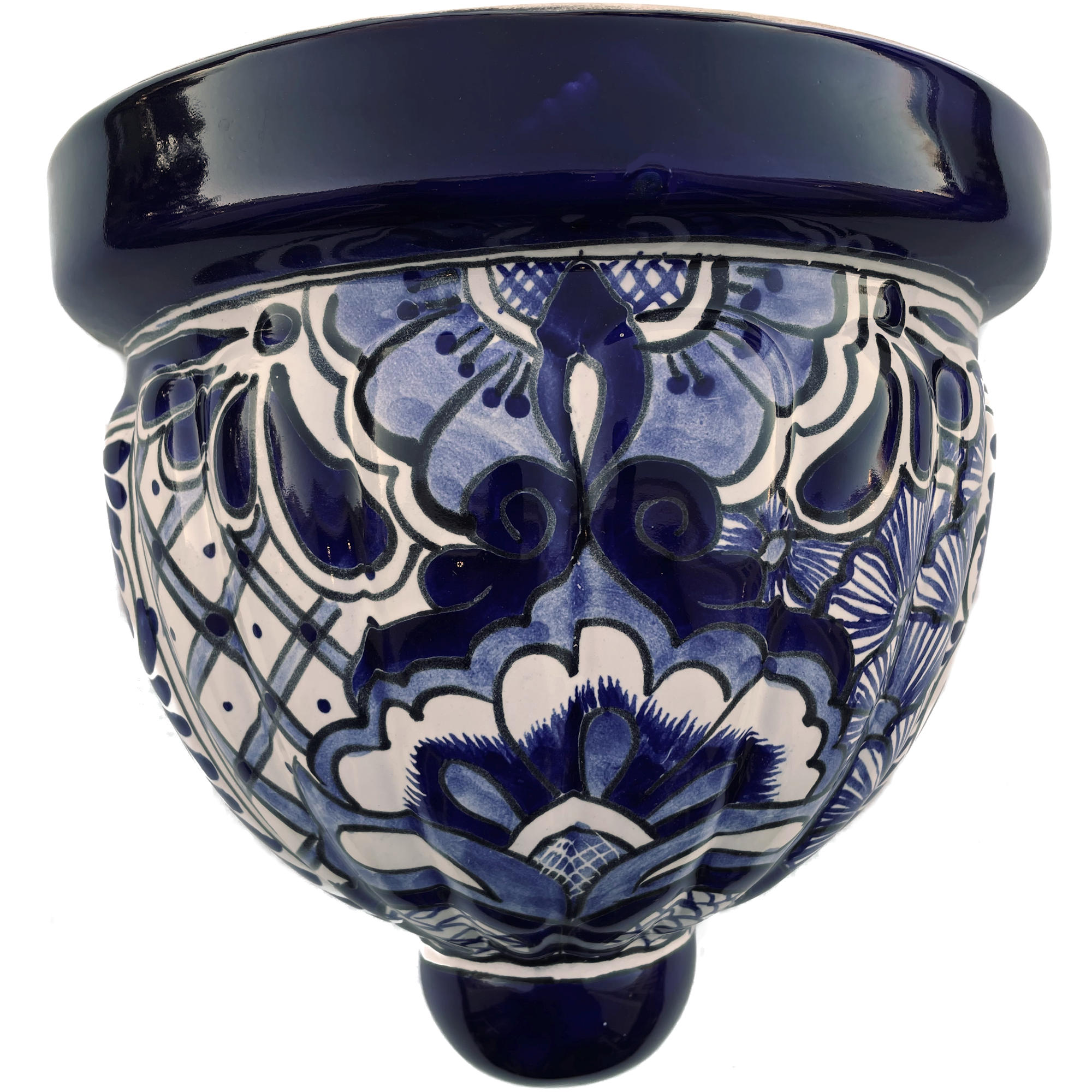 Blue and White Talavera Planter