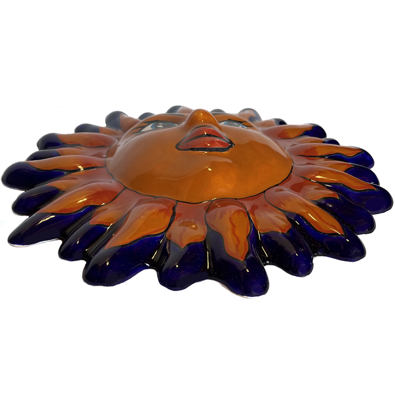 TalaMex Medium-Sized Talavera Ceramic Sun Face